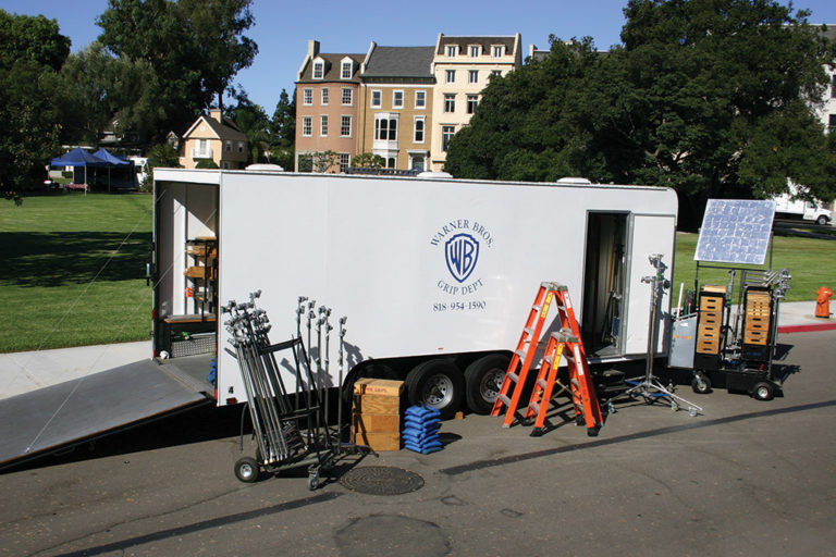Grip-Truck-on-location | Warner Bros. Studio Operations
